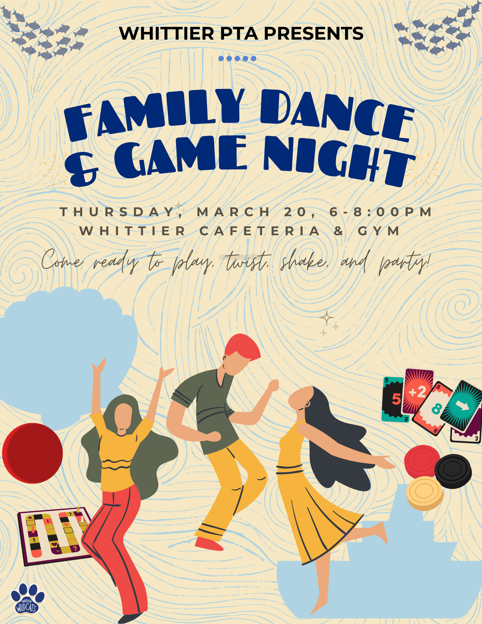 Family Dance and Game Night - Whittier Elementary PTA